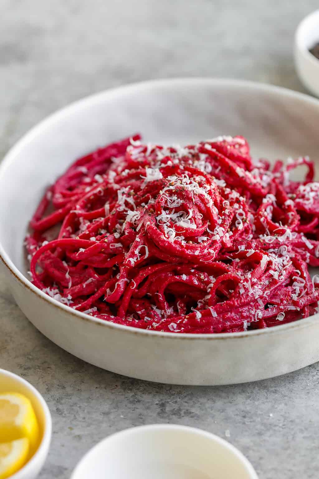 Creamy Beet Pasta (Only 6 Ingredients!)