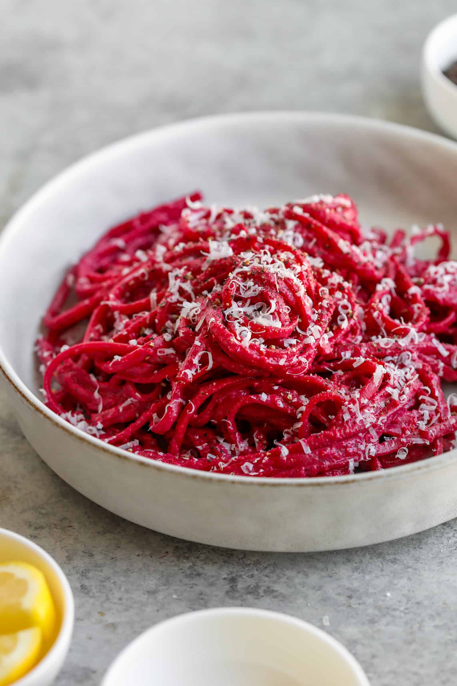 Creamy Beet Pasta (Only 6 Ingredients!)