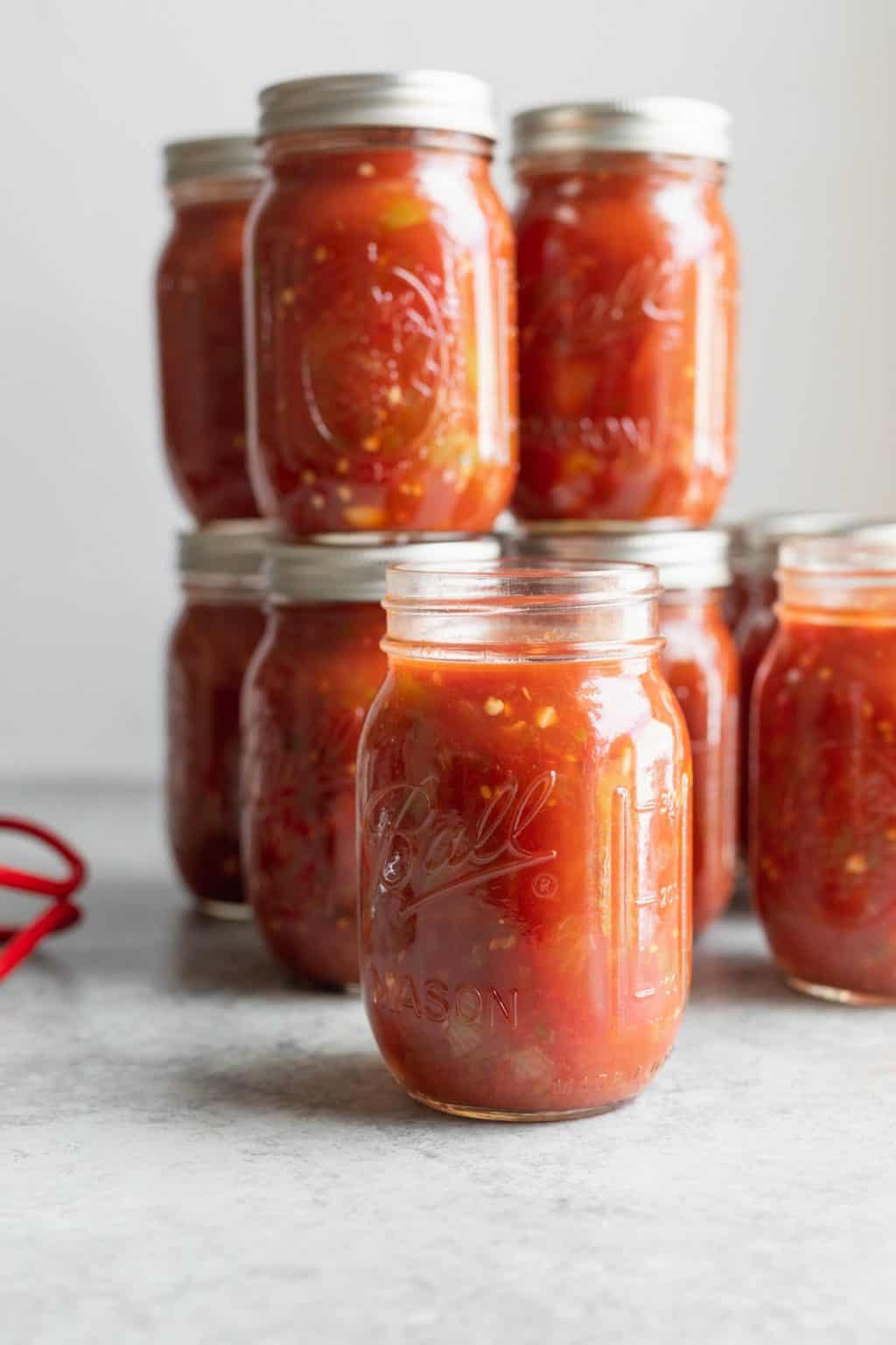The BEST Homemade Salsa for Canning