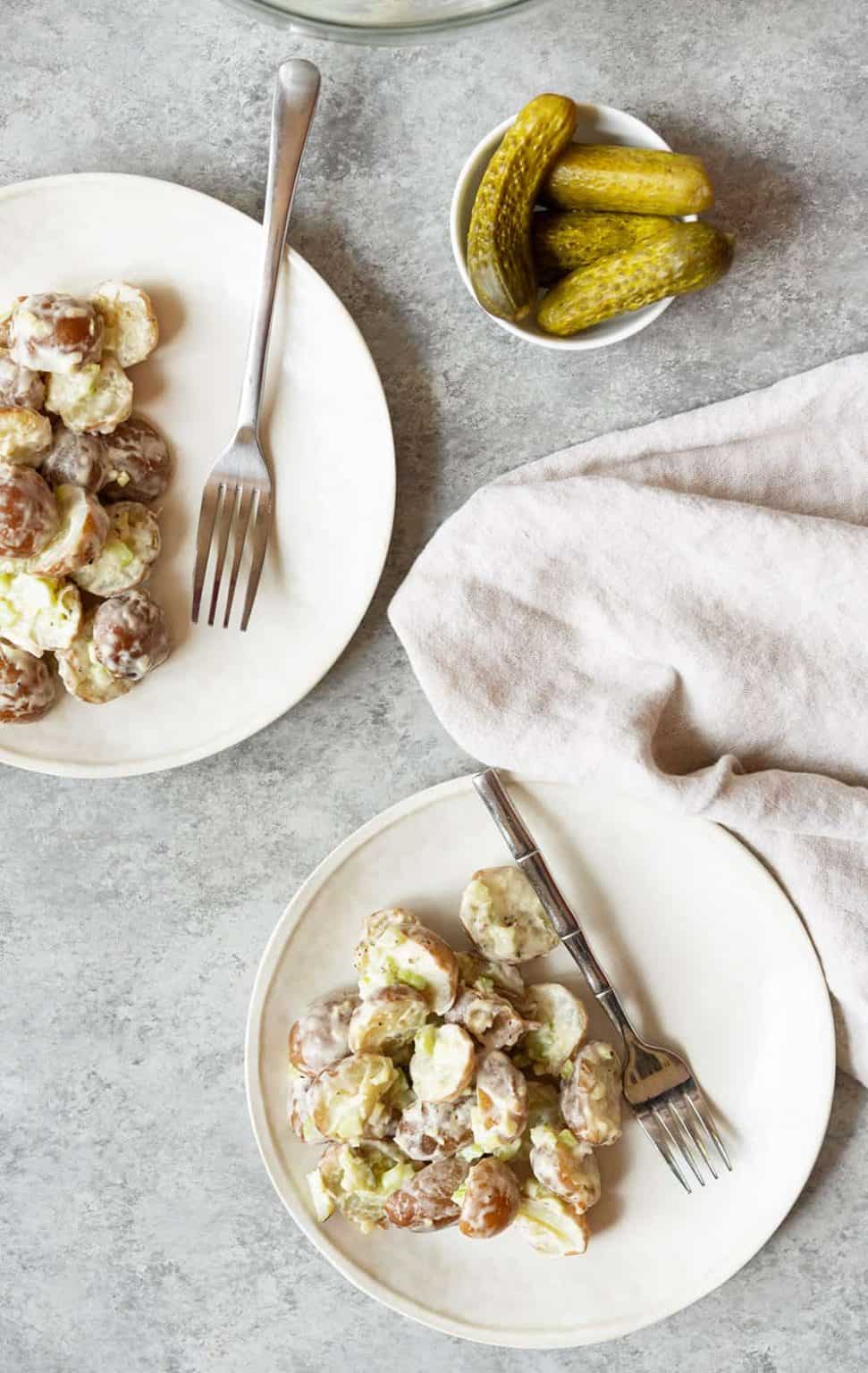 Dill Pickle Potato Salad - Delish Knowledge