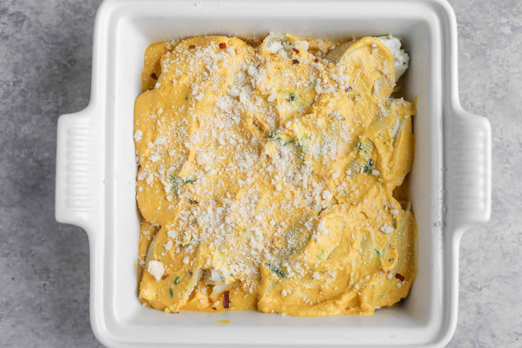 Pumpkin Stuffed Shells - Delish Knowledge