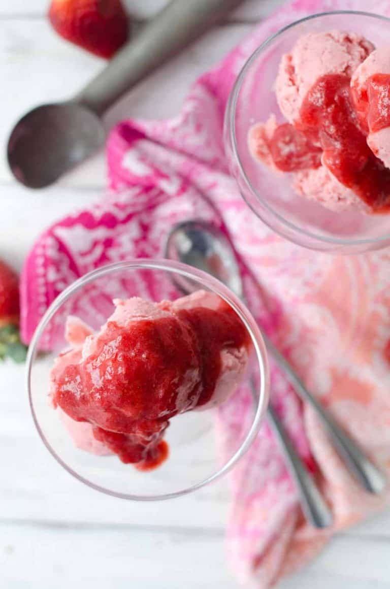 Roasted Strawberry Balsamic Ice Cream - Delish Knowledge