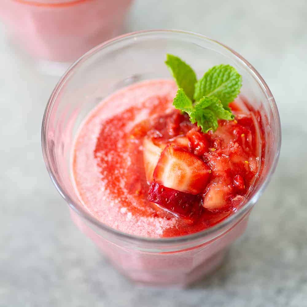 Vegan Strawberry Pudding - Delish Knowledge
