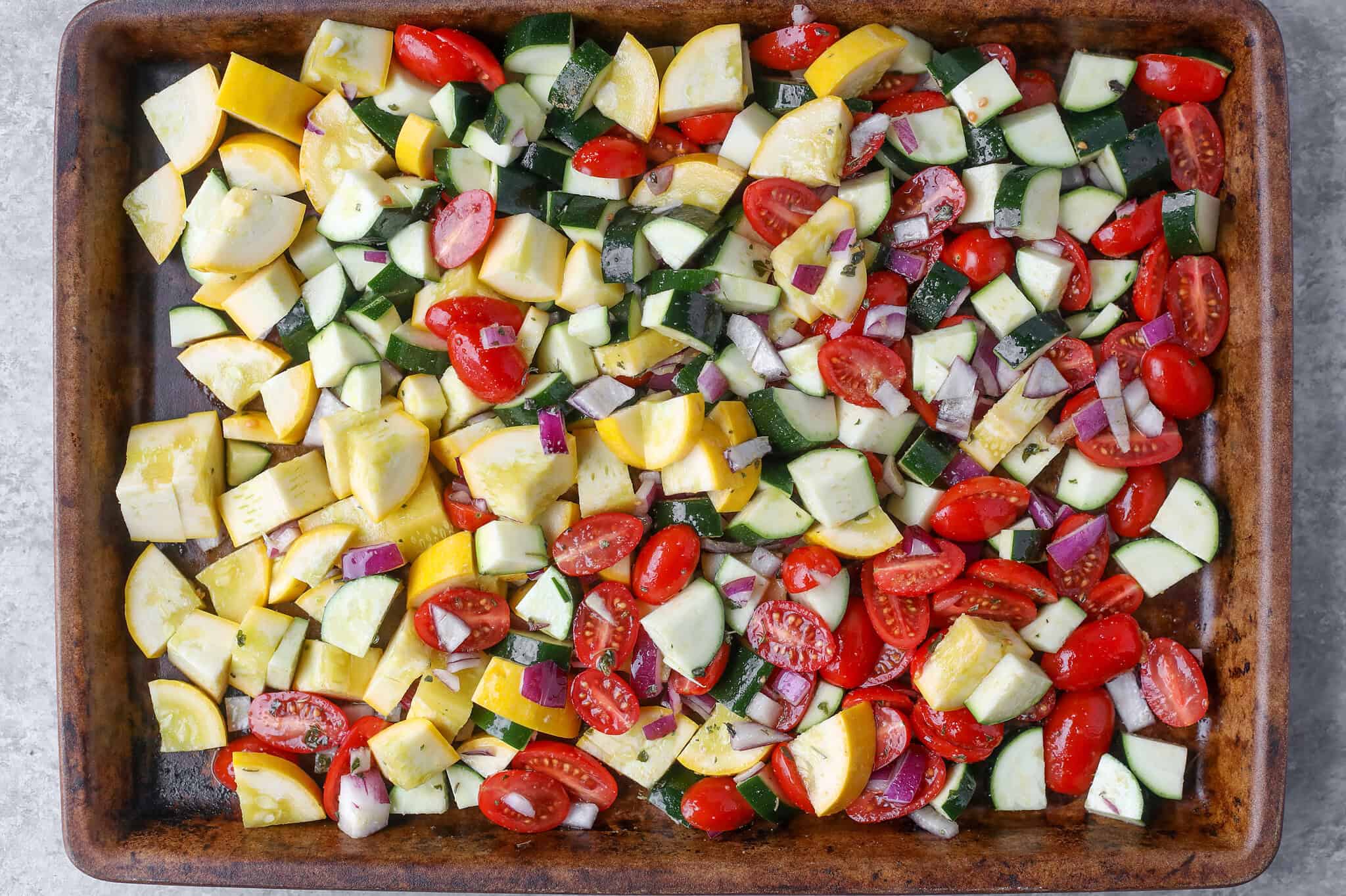 Vegan Kofta Plates with Roasted Vegetables and Couscous - Delish Knowledge