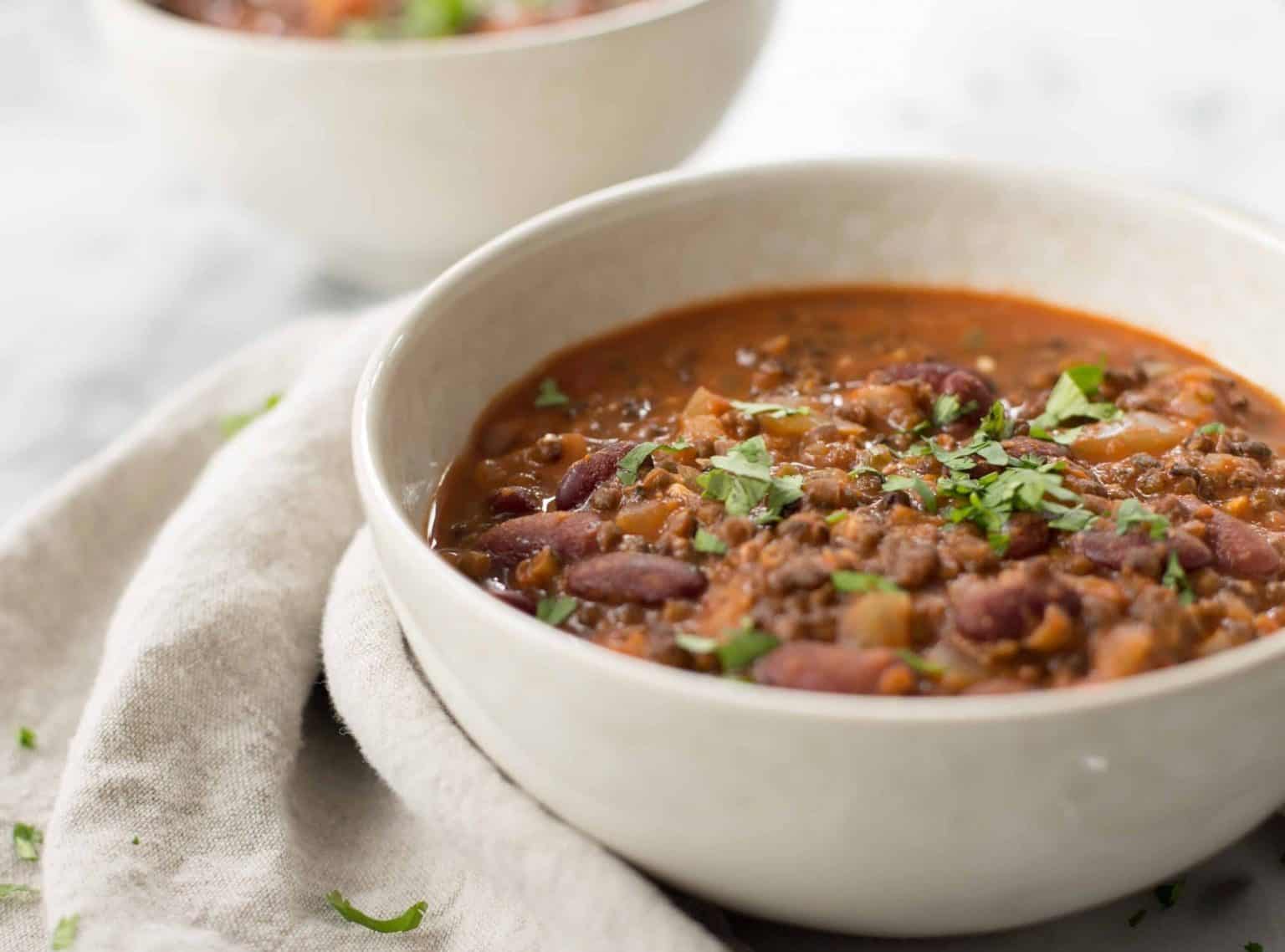 Vegan Indian Dal Chili - Delish Knowledge